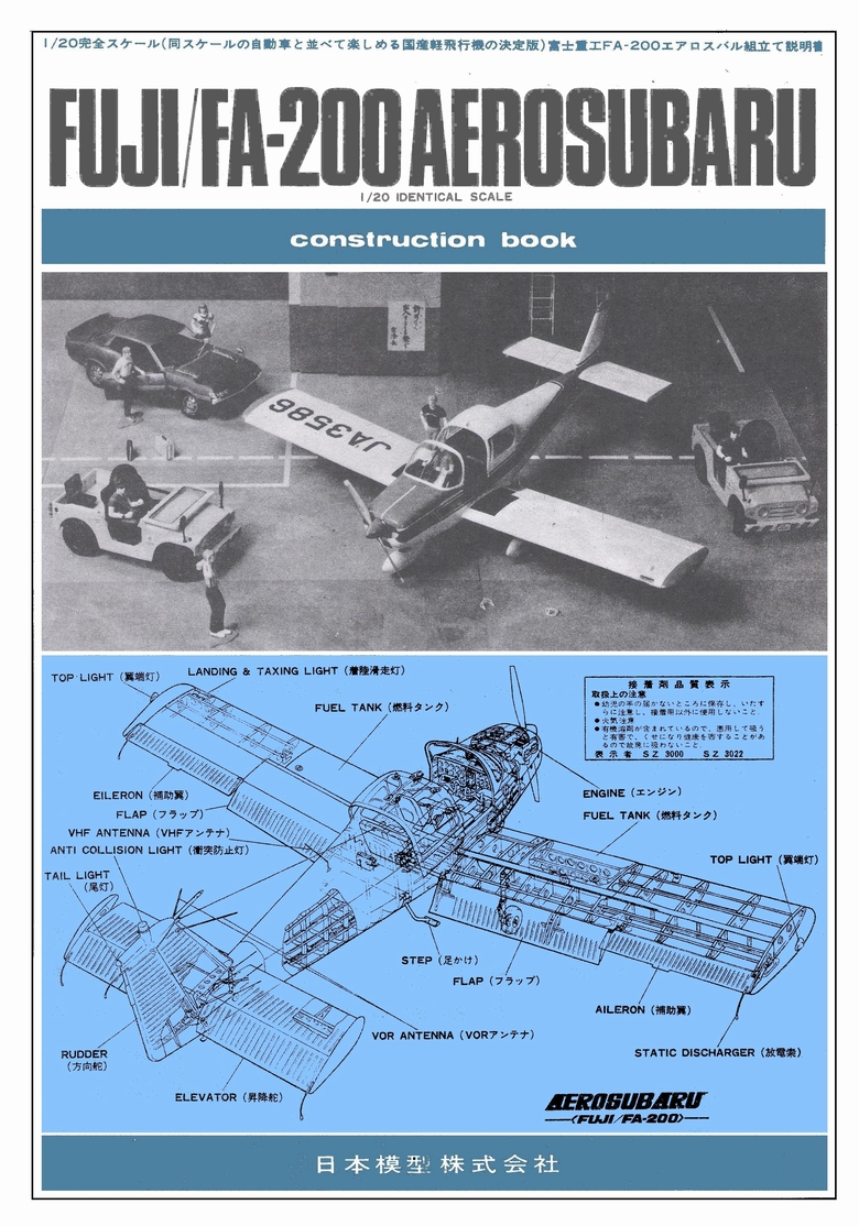 Play With LEGACY RS - 日本模型 1/20 富士 FA-200 エアロスバル (10)